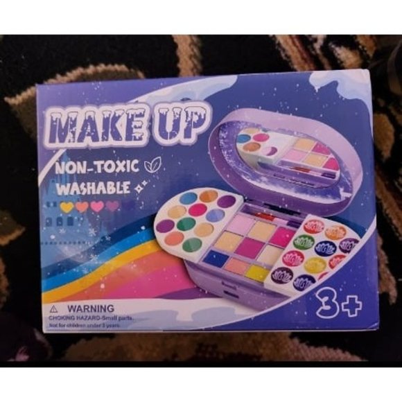Toys | New Kids Washable Makeup Kit Fold Out Makeup Palette With Mirror ...